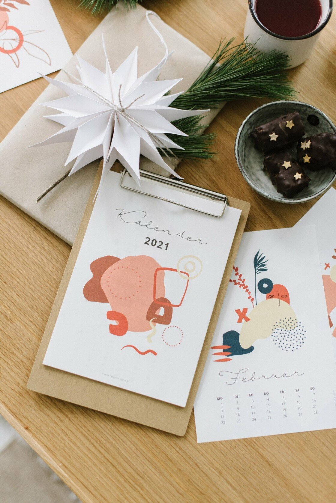 Gratis Kalender 2021 zum Ausdrucken und Verschenken