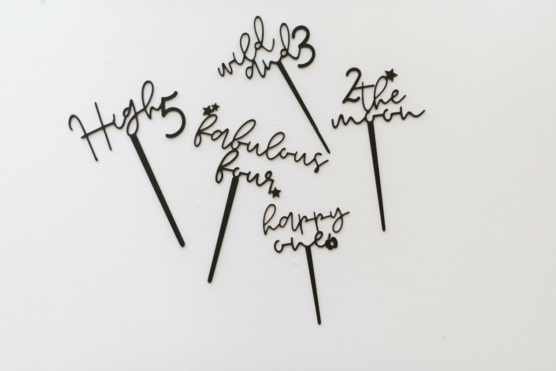 Caketopper 'happy one' - Fräulein K. Sagt Ja Partyshop