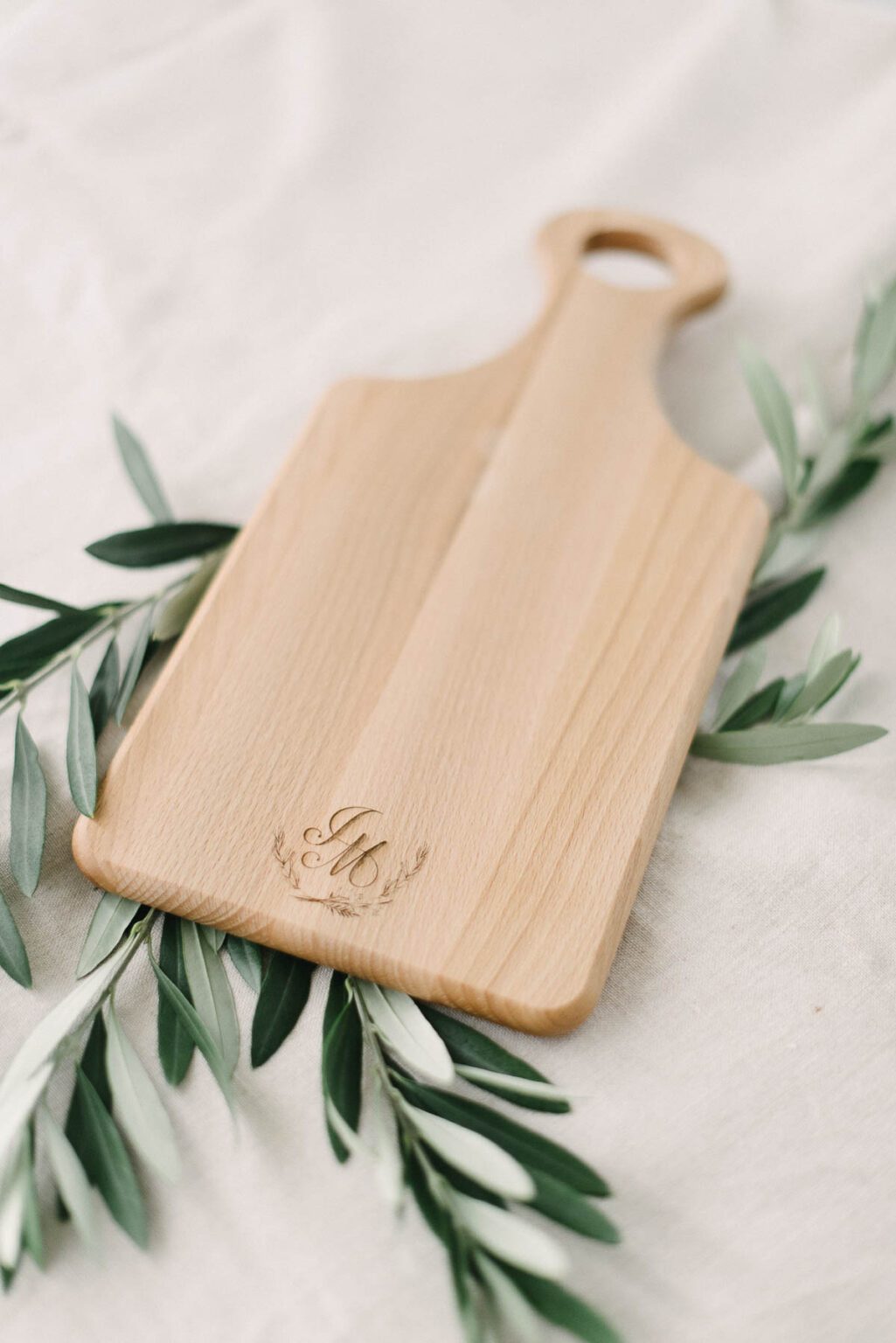 Schneidebrett 'Monogramm' - Fräulein K. Sagt Ja