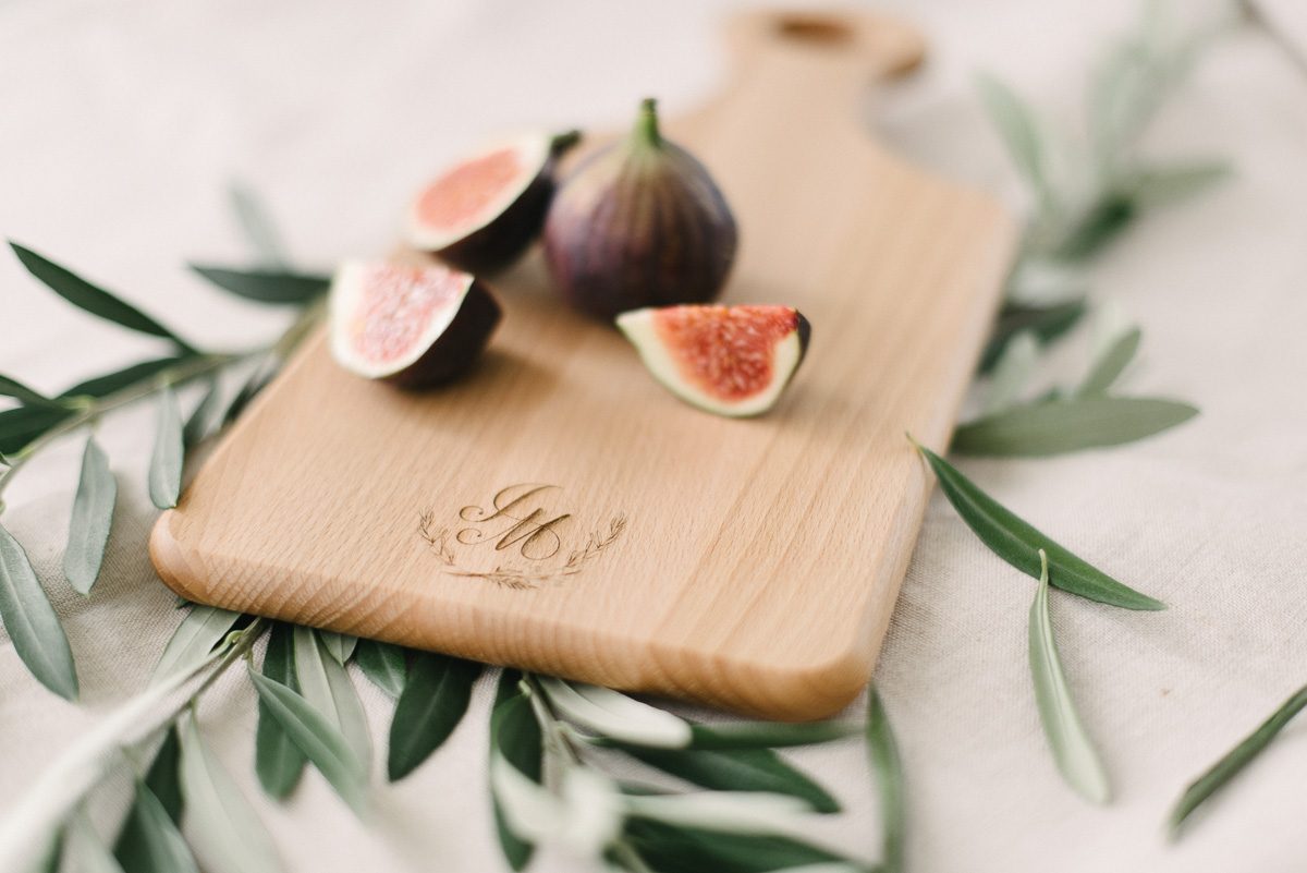 Schneidebrett 'Monogramm' - Fräulein K. Sagt Ja