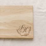Großes Servierbrett Eiche 'Monogram' - Fräulein K. Sagt Ja
