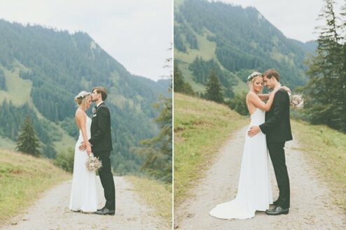 Blumen, Wiesen, die Berge und ein super süßes Paar von Lene Photography ...