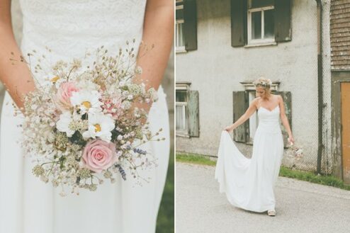 Blumen, Wiesen, die Berge und ein super süßes Paar von Lene Photography ...